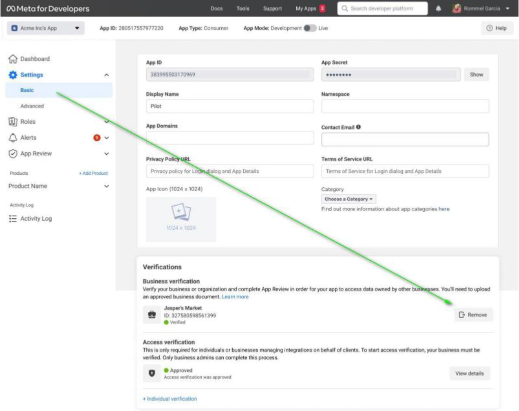 Meta Custom Audience - Tech Provider Access Verification Process
